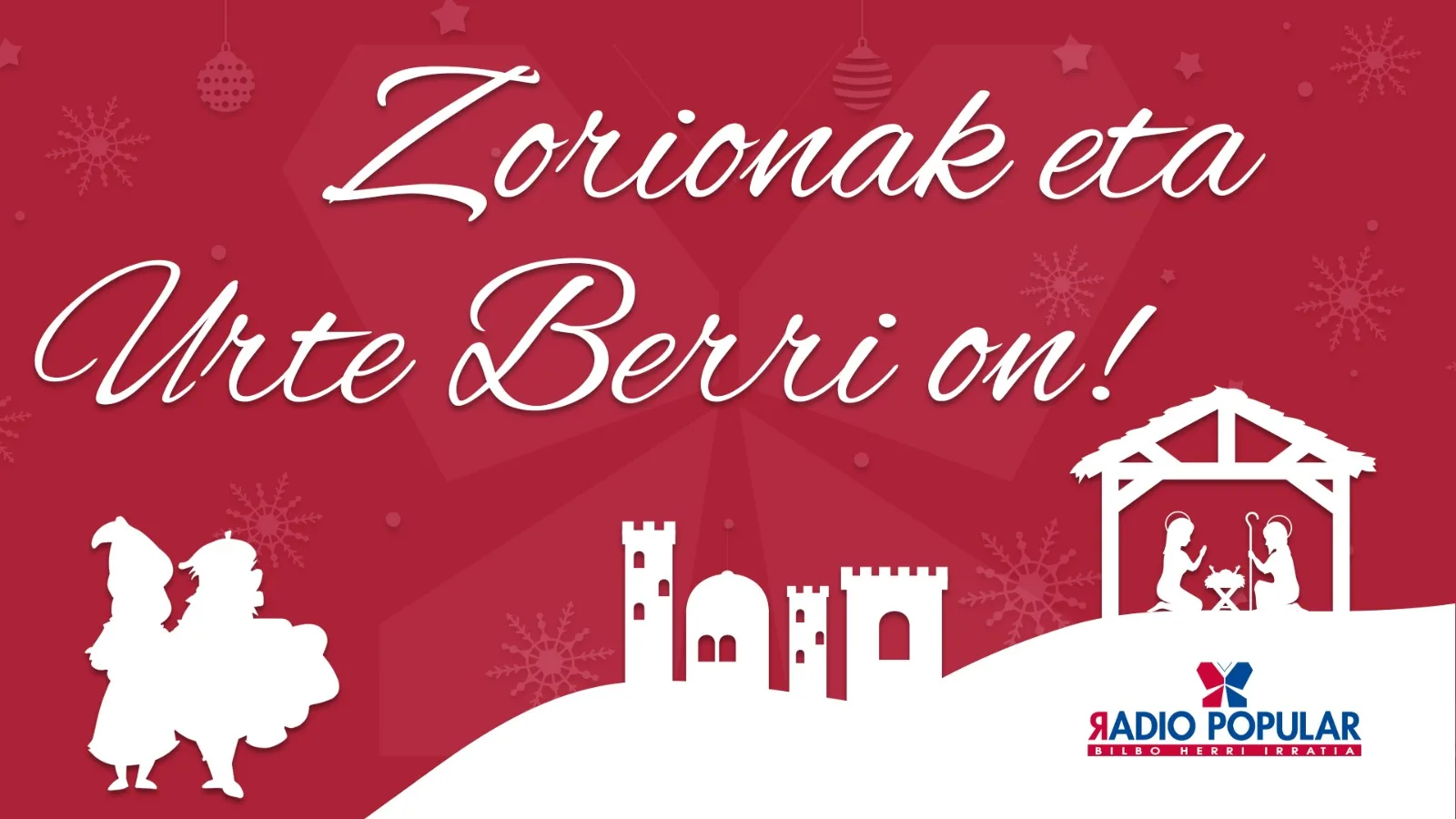 ️ Zorionak eta Urte Berri On ️