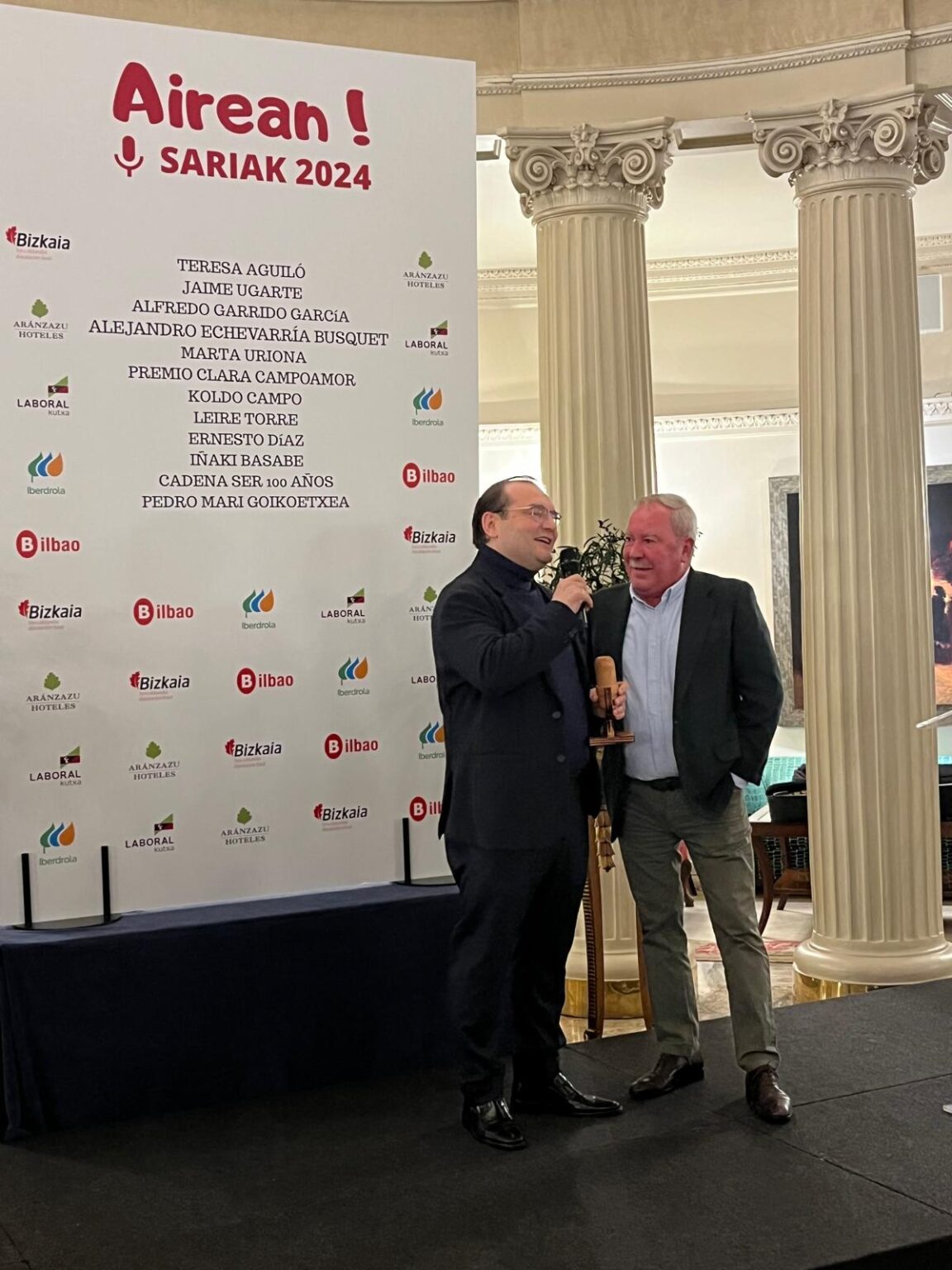Koldo Campo, premio Airean 2024 al mejor presentador de radio