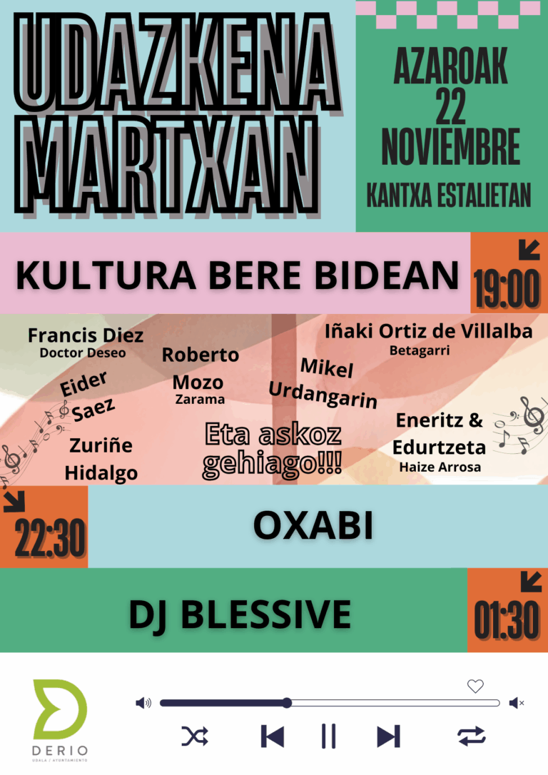 Planes para este fin de semana en Bilbao, Bizkaia y alrededores: del 21 al 23 de noviembre